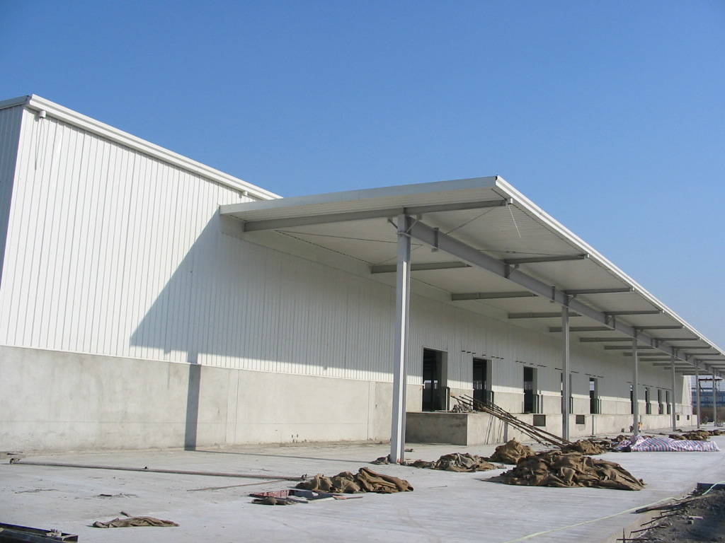 Single Slope Primary Building Steel Framing Industrial Commercial ...