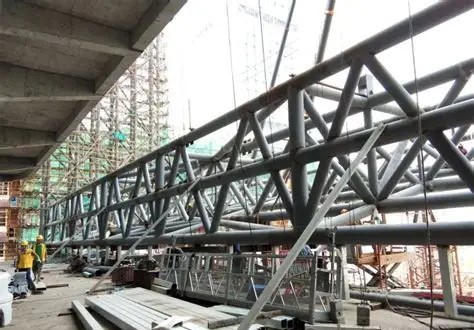Long Span Bracing Steel Frame For Large Span Buildings And Infrastructure